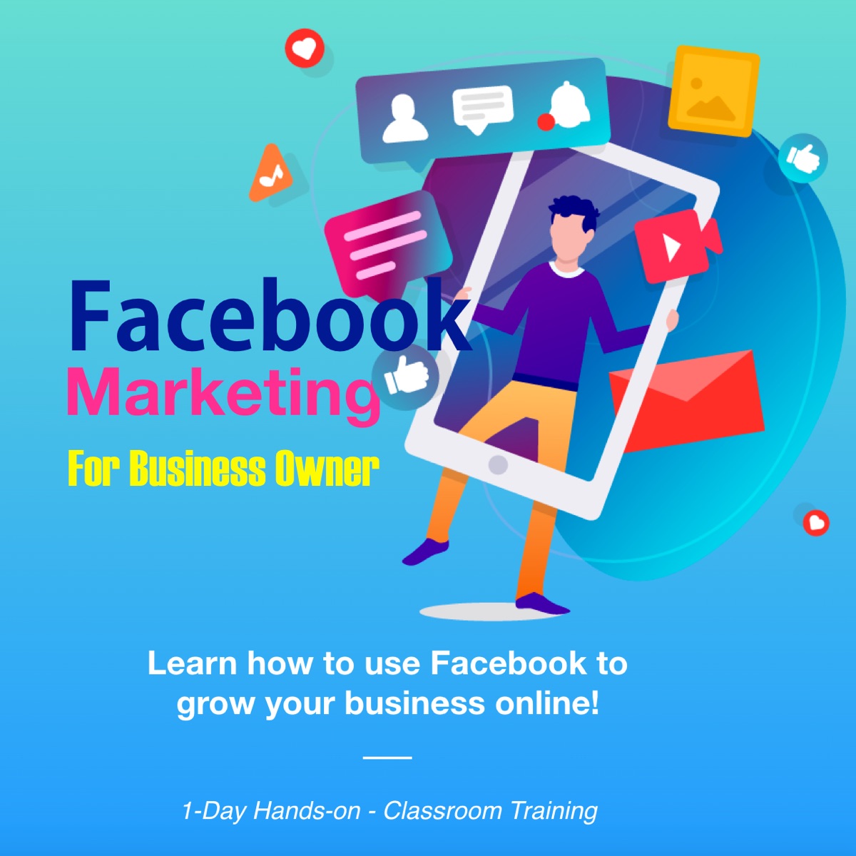 Kuala Lumpur Facebook Marketing Training HRDF Claimable Course